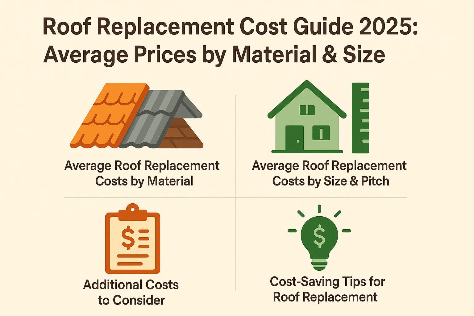 Roof Replacement Cost 2025: $5,000-$25,000 Average Pricing Guide